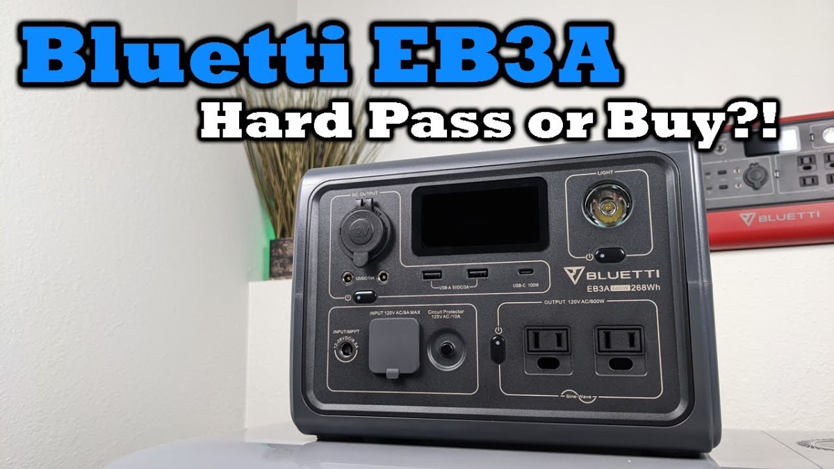 BLUETTI EB3A Portable Power Station Review – Portable Power Pros